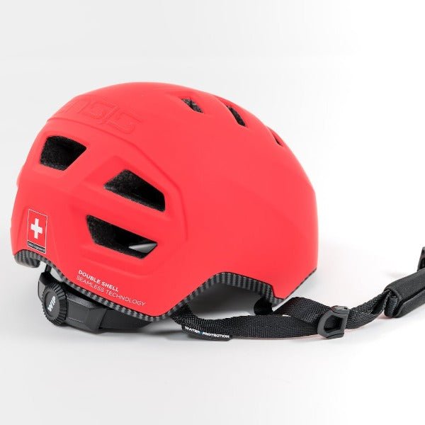 Ensis Double Shell hjelm Rød – Fluid.no